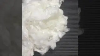 Recycled Inorganic Flame Retardant Fiber 4.44D×64mm Non-Halogen Safety for Industrial & Textile Use