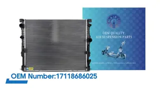RADIATOR BMW COMPATIBLE WITH 5 G30 6 GT G32 7 G11 G12 17118686025