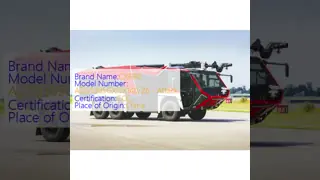 Airport Fire Truck 6X6 Rescue Vehicle