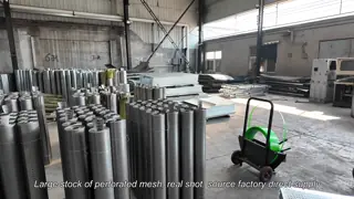 Perforated Mesh Factory Stock Various Sizes  Types