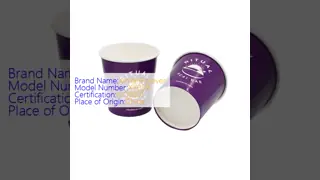 Thick Ice Cream Cups Leak Proof Custom Logo