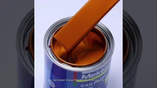 Orange Red Pearl Car Paint High Hiding Power