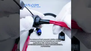 6P aviation waterproof connector combination automotive wiring harness customization