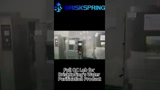 Full QC Lab for  BriskSpring's Water Purification Product