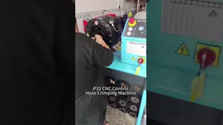 High Pressure P32 UC CNC control hydraulic hose crimping machine
