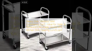 Vintage Iron Serving Trolley Hotel Restaurant Cart