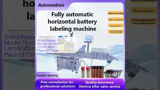 Automatic Labeling Machine for Batteries