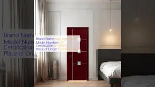 WPC Glass Door Termite Proof Moisture Resistant