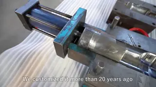 This is an injection mold for the production of PA66 automotive parts