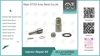 High-speed Steel Denso Injector Repair Kit for 095000-7060/581# with DLLA153P885 Nozzle