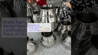 Stainless Steel Milking Bucket 20-98L Food Grade