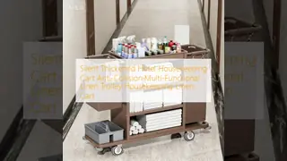 Silent Hotel Linen Cart for Easy Cleaning