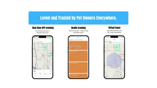 Real-time location tracking, health monitoring, and electronic fences.