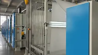 Needle-punched nonwoven fabric after needle-punching
