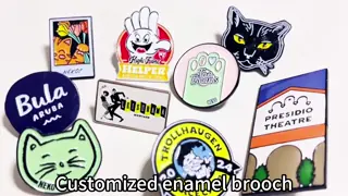 Custom Antique Gold-Plated Metal Iron Zinc Alloy Enamel Lapel Pins & Brooch Badges with Soft Hard Di