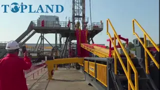Power Catwalk in action on the drilling rig