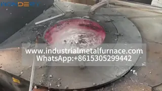 Graphite Crucible Aluminum Melting Furnace with Wood Pellet Biomass Burner – Eco-Friendly