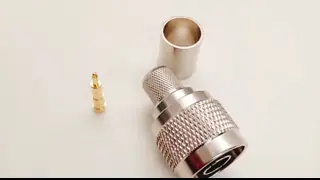 RF Connector N male crimp type for Rg214 cable