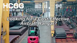 steel structure aircraft hanger