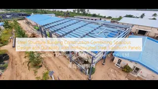 Steel Structure Buildings Spacious Durable Prefab