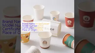 Custom Logo Paper Cups Brand Advertising