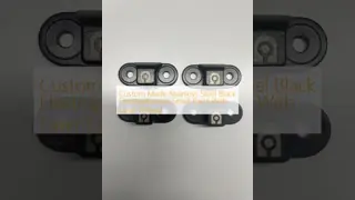 Custom Black Steel Small Parts Laser Etched