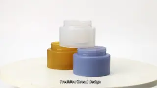 Lightweight PP Cream Jar - Customizable Plastic Cosmetic Jar with Food-Grade PP Material for Skincar