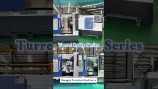 Turret  Lathe  Series #machine #factory #cncmill #cnc #cncsoftware #manufacturing #factoryproducts