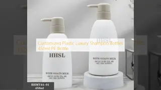 Custom PE Bottles With Pump For Cosmetics