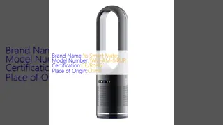 Bladeless Air Purifier Heater Cooler