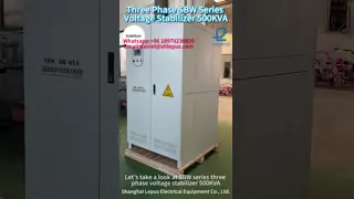 500KVA Three Phase Automatic Servo Type Voltage Regulators