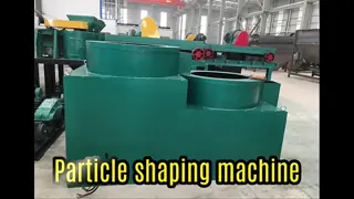 Particle shaping machine