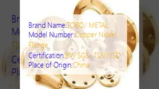 Copper Nickel Steel Flanges High Pressure