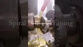 The processing procedure of spiral gears