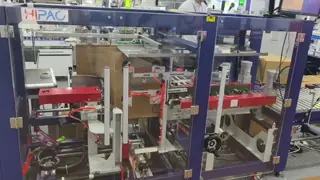 carton opening & bottom sealing machine