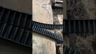 Corrugated Sidewall Rubber Conveyor belt under producing line