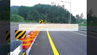 Highway Roller Barrier Safety Low Friction