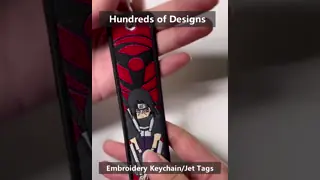 Classic Japanese Comic Pocket Monster Embroidery Woven Jet Tags Ring Pokémon Anime Lanyard Fabric Ke