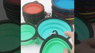 Collapsible Silicone Portable Pet Bowls | B2B Wholesale Factory Direct