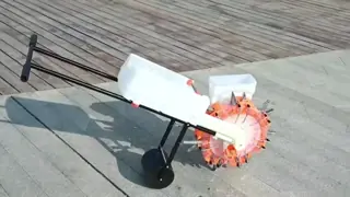 Easy Walk Behind Seeder With Fertilizer