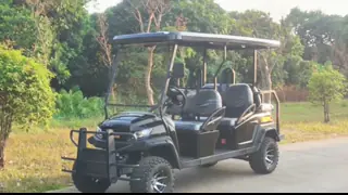 M1S4+2FF Introduce New Design 6 Seater Golf Cart Electric With 48v Battery With Ce Certified For You