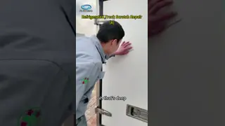 Refrigerated Truck Scratch Repair (A)