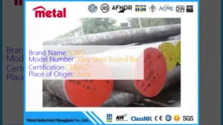 34CrNiMo6 Alloy Steel Bar SUM24L JIS4304 Strength