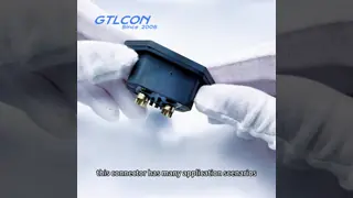 2+6P lithium battery connector female socket female head
