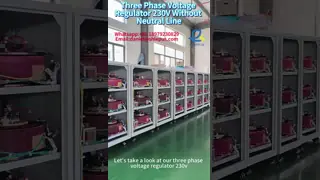 Three phase 230V voltage stabilizer without neutral line