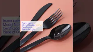 Eco Friendly Wooden Cutlery Set Individually Wrapped