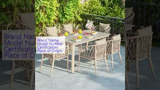 Commercial Outdoor Dining Set 6 Seater