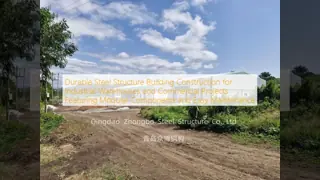 Steel Building Construction Modular Warehouses Easy Maintenance