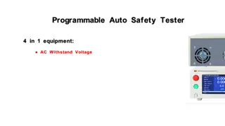 Auto Safety Tester 4 in1 Electrical Safety Testing