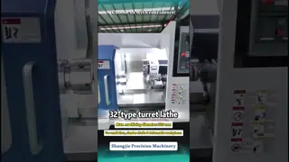 32-type turret lathe,Interested buyers welcome to visit. #cnc #machine #manufacturing #factory
